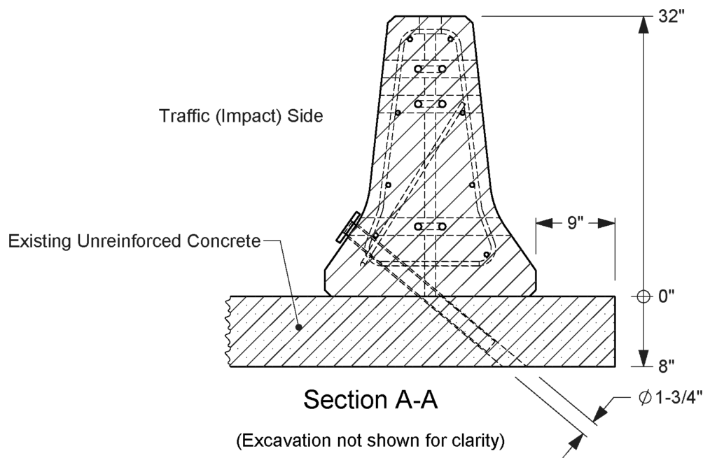 Concrete Barrier Dimensions