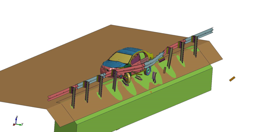 Placement of Guardrail on Slopes - Phase IV (609301) - Roadside Safety ...