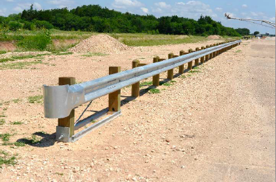 MASH TEST 3-11 EVALUATION OF MODIFIED TXDOT ROUND WOOD POST GUARDRAIL ...