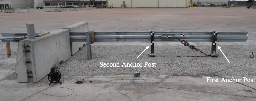 STEEL-POST VERSION OF TRAILING-END ANCHORAGE SYSTEM – PHASE I ...