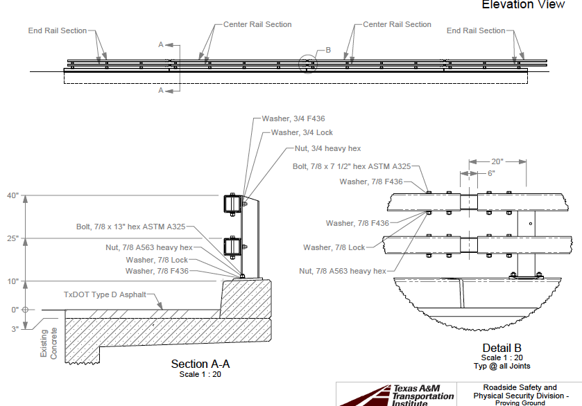 Colorado Type 10 Bridge Rail - Roadside Safety Pooled Fund