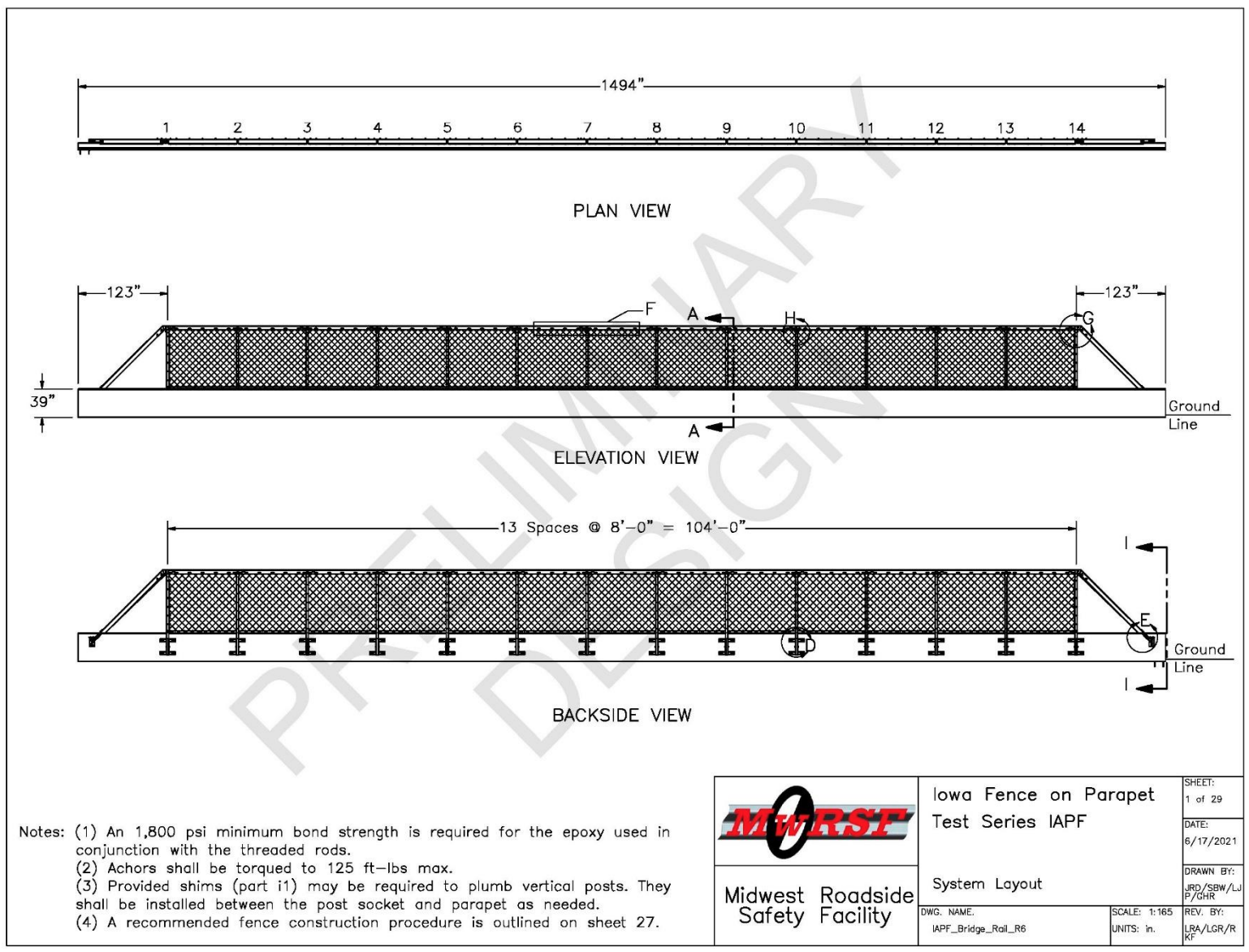 Development of a MASH TL-3 Compliant Parapet Mounted Fence - Roadside ...