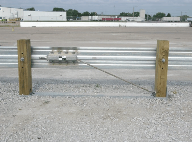 Midwest Guardrail System placed adjacent to 2:1 Fill Slope - Roadside ...