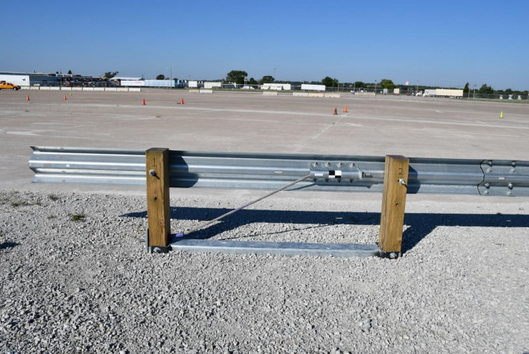 MASH EVALUATION OF THE STEEL-POST, TRAILING-END ANCHORAGE SYSTEM ...